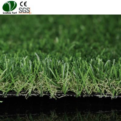 China Landscape Artificial Grass Carpet / 25mm Height Outdoor Astroturf Carpet for sale