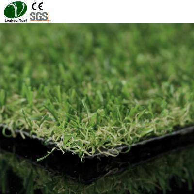 China Synthetic Outdoor Artificial Ornamental Grass 15mm Pile Height 13600  Density for sale