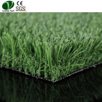 China Pe Pp Small Garden Synthetic Turf 35mm Pile Height Three Colors Available for sale