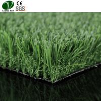 China Outdoor Plastic Lawn Grass / 35mm Polyethylene Artificial Grass Anti Fire for sale