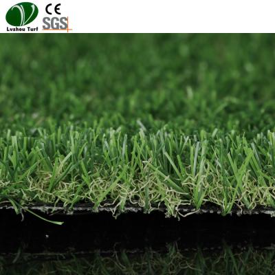 China Synthetic Plastic Wall Grass Artificial Outdoor 25mm Pile Height PE PP for sale