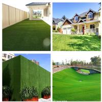 China Large Green Fake Grass For Rabbits Customized Landscaping Easy Installing for sale