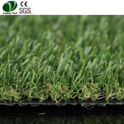 China Fake Landscape Indoor Grass Mat / Plastic Floor Always Green Synthetic Turf for sale