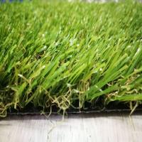 China Artificial Garden Synthetic Turf 16800 Turfs Every Sqm Natural Looking for sale