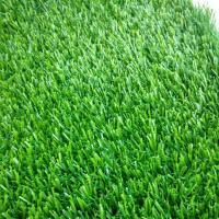 China Green Artificial Grass Yarn / Synthetic Garden Balcony Lawn 14s Every 10cm for sale