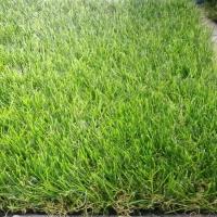 China Outdoor Wall Garden Synthetic Turf / Artificial Plastic Grass On Paving Slabs for sale