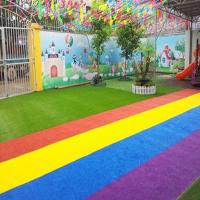 China 35mm Colorful Artificial Grass That Doesn'T Heat Up for sale