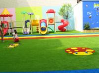 China 35mm Colorful Artificial Grass Outdoor Indoor Landscaping PP PE Fabric for sale