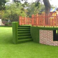 China Waterproof Artificial Grass Landscaping / 40mm Pile Fake Grass Landscape for sale