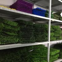 China 8mm Outdoor Artificial Grass Mat For Balcony Yard Wall Cover 2200 Dtex for sale