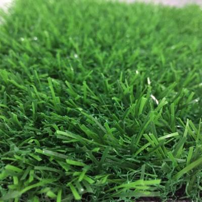 China Green Brown Mixed Artificial Floor Grass For Home Villa for sale