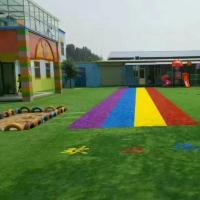 China Artificial Turf Grass Home Outward Kids Playing 100 Percent Permeable for sale