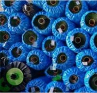 China Soft Safe Harmless Colorful Artificial Grass / Blue Fake Grass Synthetic Lawn for sale