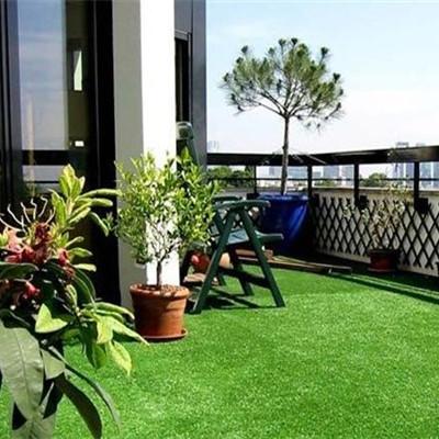 China Plastic  Terrace Garden Ease Artificial Grass Mat Flooring Home Decoration for sale