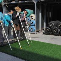 China Home 25mm Pile Fake Grass Flooring Front Yard And Back Yard Commercial for sale