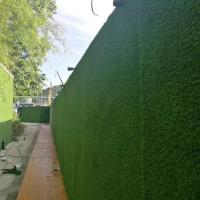 China 8mm Synthetic Grass Carpet Fence Wall Decoration  52500tufts Every Sqm for sale