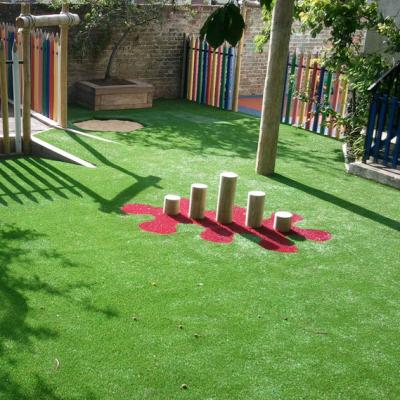 China Balcony Artificial Grass Landscaping For Playground Garden Decoration for sale