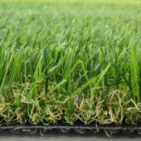 China Green Outdoor Artificial Grass Carpet Residential Environmantally Decoration for sale