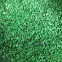 China Green Backyard Fake Grass Rug Indoor With Single PP Back Ornamental for sale