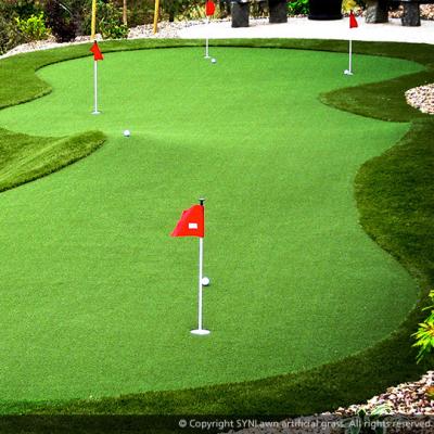 China 15mm Artificial Grass Putting Green Suitable For House Hotel Place CE SGS Certified for sale