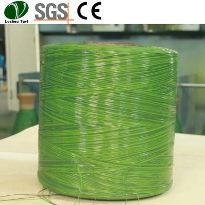 China Flat Grass Yarn Eco Friendly Monofilament Fiber Material PP Bag Packing for sale
