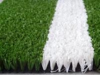 China Sport Hard Wearing Artificial Grass White 50mm  PP PE Fabric Material for sale