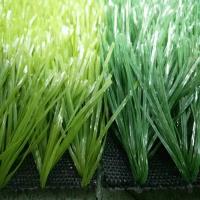 China Bicolor Yarn Football Artificial Grass 12000 Dtex 50mm Or Customized for sale