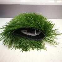 China Diamond Shape Football Soccer Artificial Turf Dark Light Green Color for sale