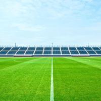 China Fire Retardant Artificial Grass Soccer Field / Plastic Fake Grass Football Field for sale