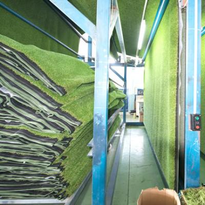 China Gym Fake Securing Artificial Soccer Grass Two Layers Material PE Monofilament for sale