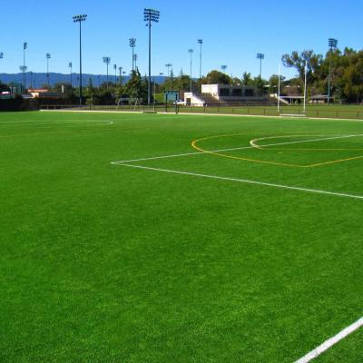 China Forever Green Artificial Grass Football Pitch / Football Artificial Turf Long Service for sale