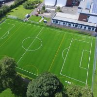 China 50mm To 60mm Synthetic Grass For Soccer Fields Comfortable Good Elasticity for sale