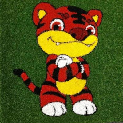 China Kids 2.5 Cm Zodiac Tiger Cartoon Lawn On Kindergarten Outdoor Playground for sale