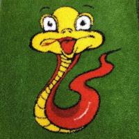 China Cleaning Artificial Turf Grass For Kindergarten Lovely Animal Pattern for sale