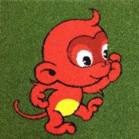 China Cleaning Artificial Turf Grass For Kindergarten Lovely Animal Pattern for sale