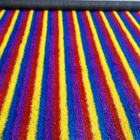 China Soft Synthetic Colorful Artificial Grass / Imitation Grass Lawns Turf for sale