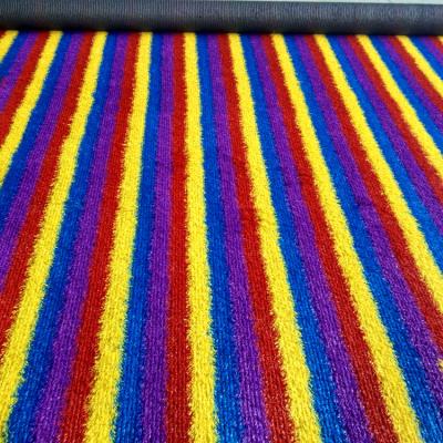 China Soft Synthetic Colorful Artificial Grass / Imitation Grass Lawns Turf for sale