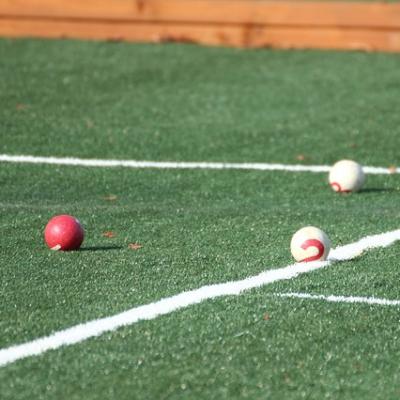 China Monofil Artificial Golf Grass / Gateball Basketball Golf Synthetic Grass Good Elasticity for sale