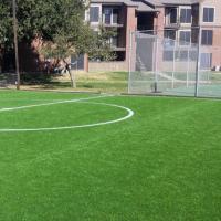 China 35mm Football Tennis Court Fake Green Grass Anti Fire Water Saving Non Infill for sale