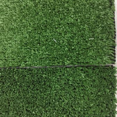 China 10mm No Infill Synthetic Training Turf With SBR Latex Back Or PU Back for sale