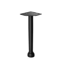 China Metal Furniture Leg Replacement Screw On Feet In Round Shape for sale
