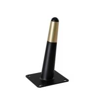China Polished Metal Tube Leg Replacement Feet With 100 Lbs Weight Capacity for sale