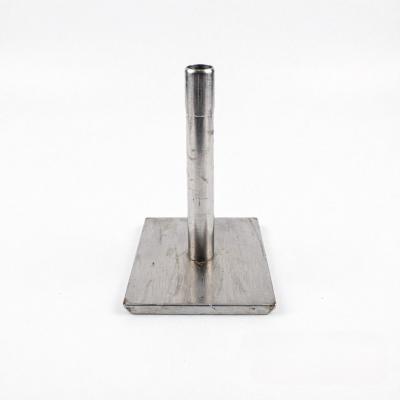 China Customized Height Metal Tube Feet Screw On Installation Heavy Duty Tube Leg Feet Ideal for Commercial Applications for sale