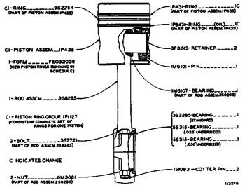 China 9N-5407 Ring 9N5407 Piston Body .040 Engine 9T-2547 Cylinder Liner 9T2547 Piston for sale