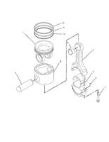 China 1979335 Pin As Engine 197-9335 Ring Rs3406E1 Ring Set Piston Cylinder Liner 34-0600 for sale