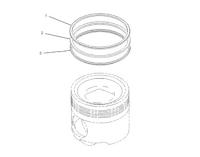 China 130-5867 Engine 7E5213 Ring Group Piston Cylinder Liner 1305867 Piston Ring 7E-5213 for sale