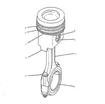 China 160-6600 Engine 8N0822 Ring Group Piston Cylinder Liner 1606600 Piston Ring 8N-0822 for sale