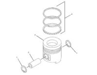China 2344814 Piston Engine 234-4814 Ring Tak4262 Piston Liner Kit Cylinder Liner Tak-4262 for sale