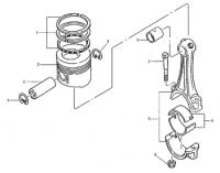 China 178-6546 Engine 9T6857 Pump Group Piston Cylinder Liner 1786546 Piston Ring 9T-6857 for sale