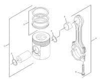 China 314-5005 Engine 2337231 Ring Group Piston Cylinder Liner 3145005 Piston Ring 233-7231 for sale